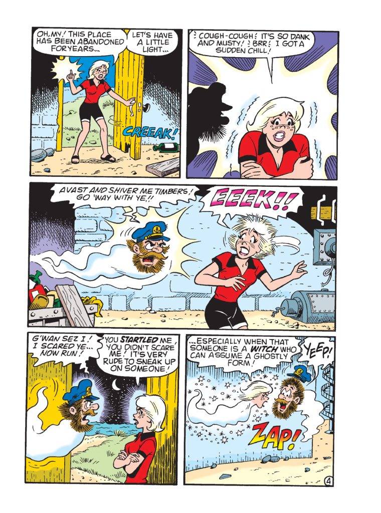Sabrina tracks a sea captain's ghost in this week's ARCHIE SHOWCASE ...