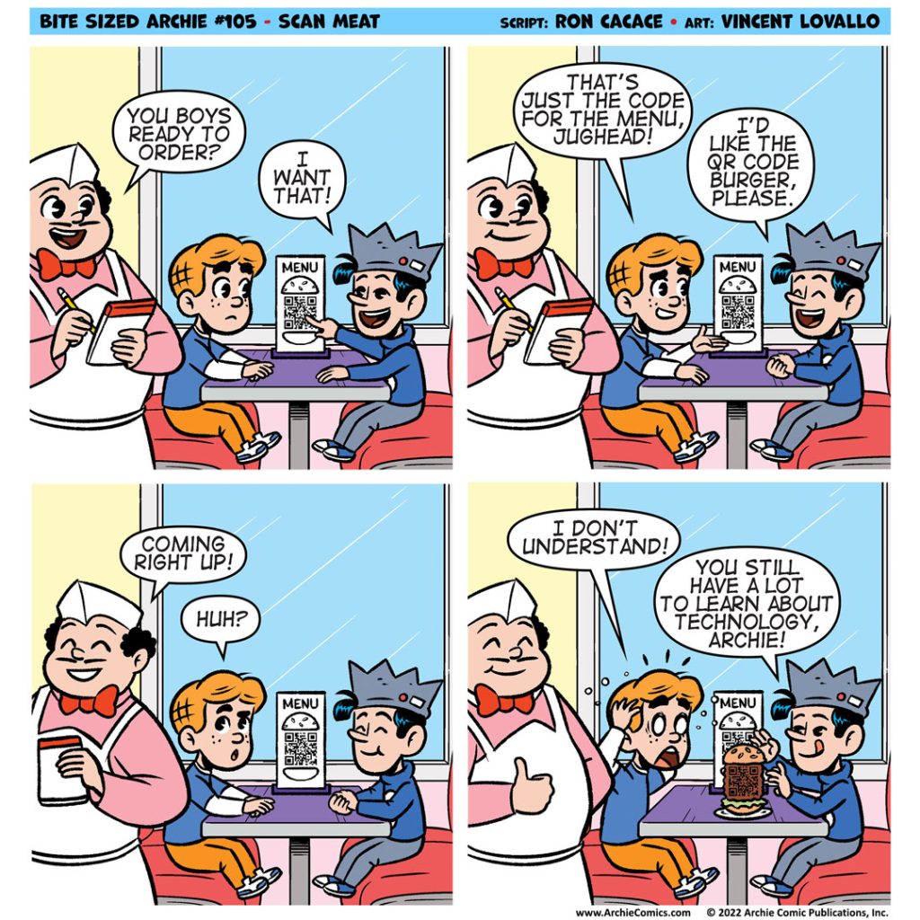 Bite Sized Archie #105 – Scan Meat - Archie Comics