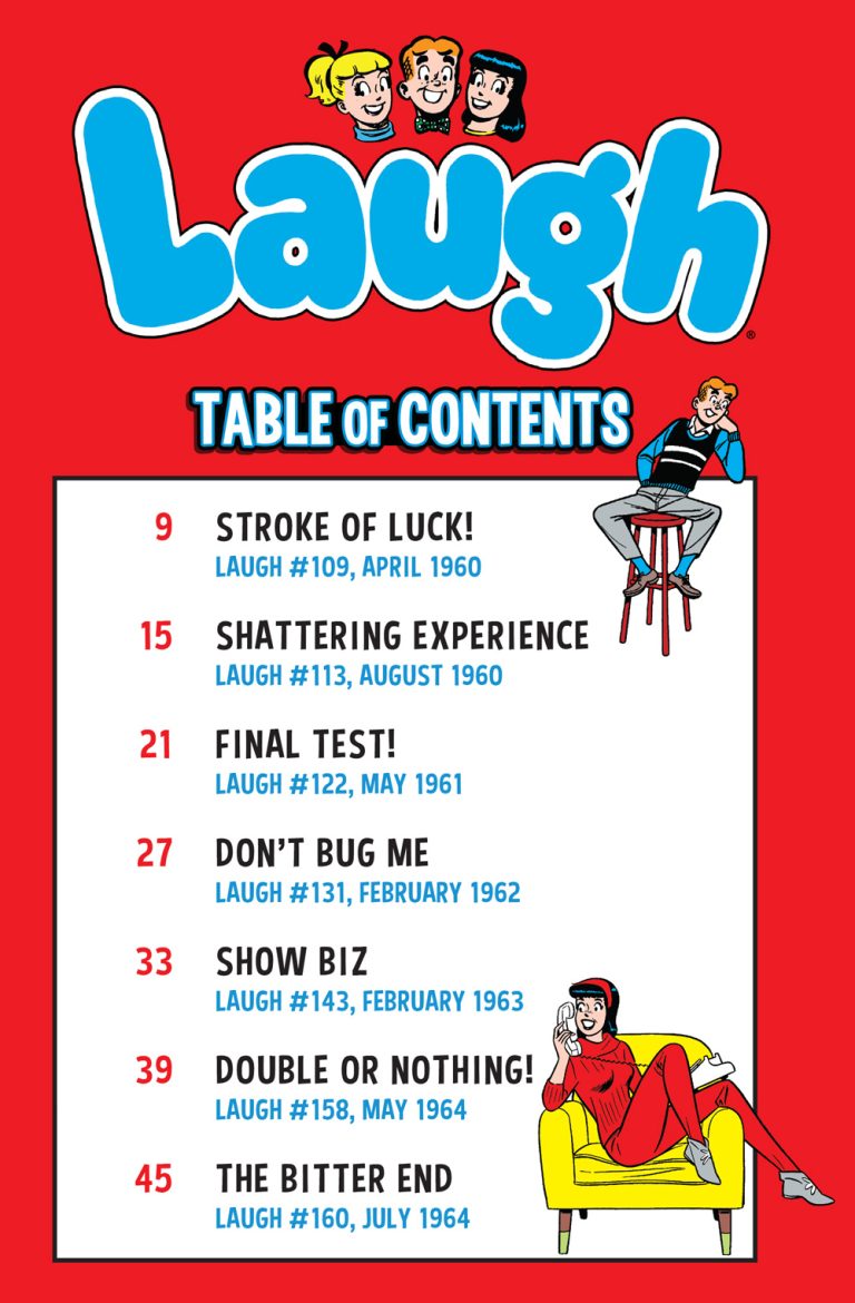 A classic series is collected in this week's ARCHIE'S LAUGH COMICS ...