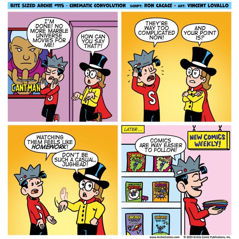 Bite Sized Archie #115 – Cinematic Convolution - Archie Comics
