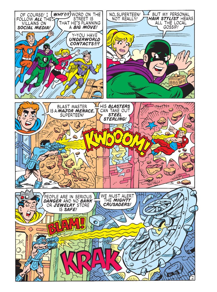 ALL the Archie superheroes are here in BETTY & VERONICA DIGEST #314 ...
