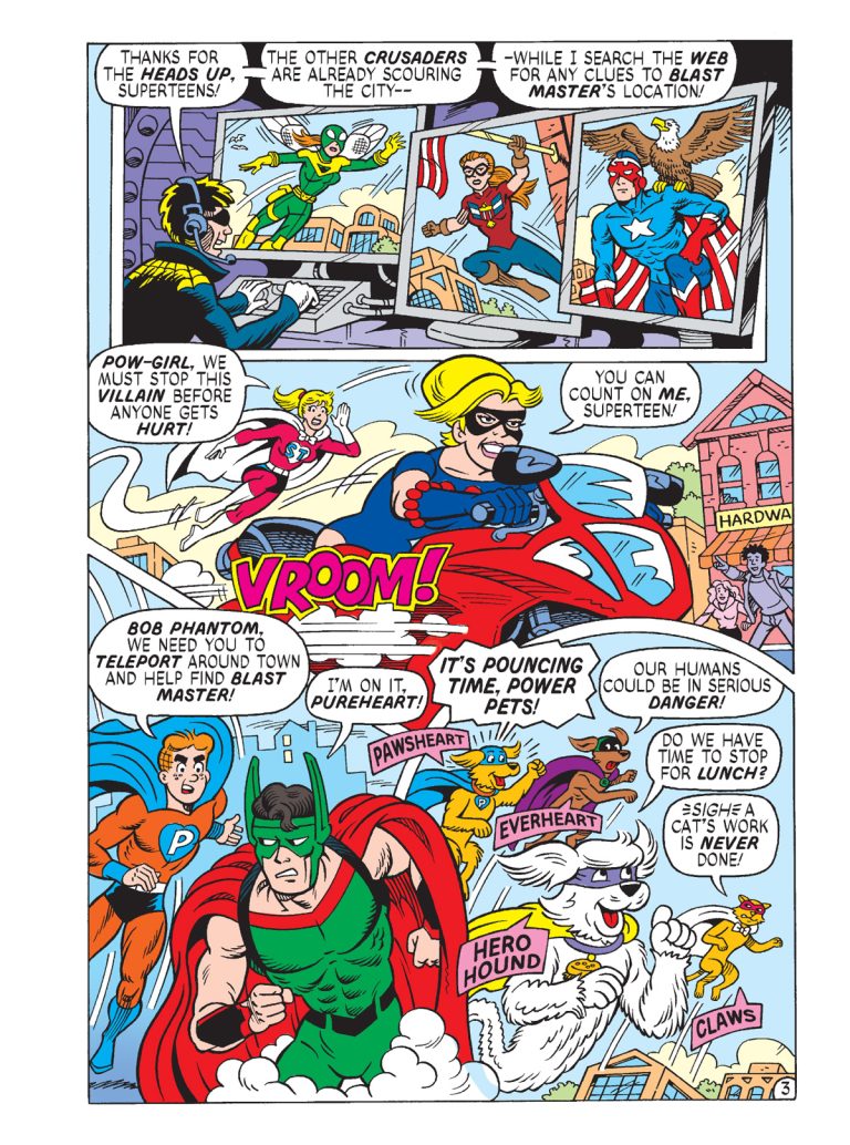 ALL the Archie superheroes are here in BETTY & VERONICA DIGEST #314 ...