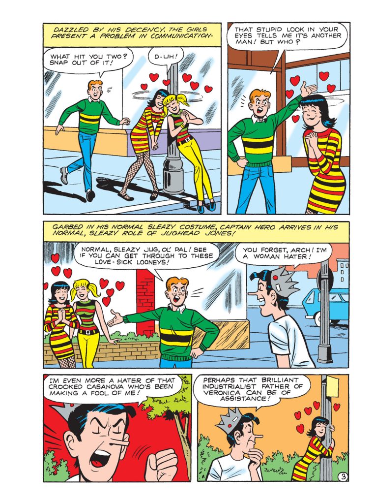 Captain Hero steals the show in ARCHIE MILESTONES DIGEST #20! - Archie ...
