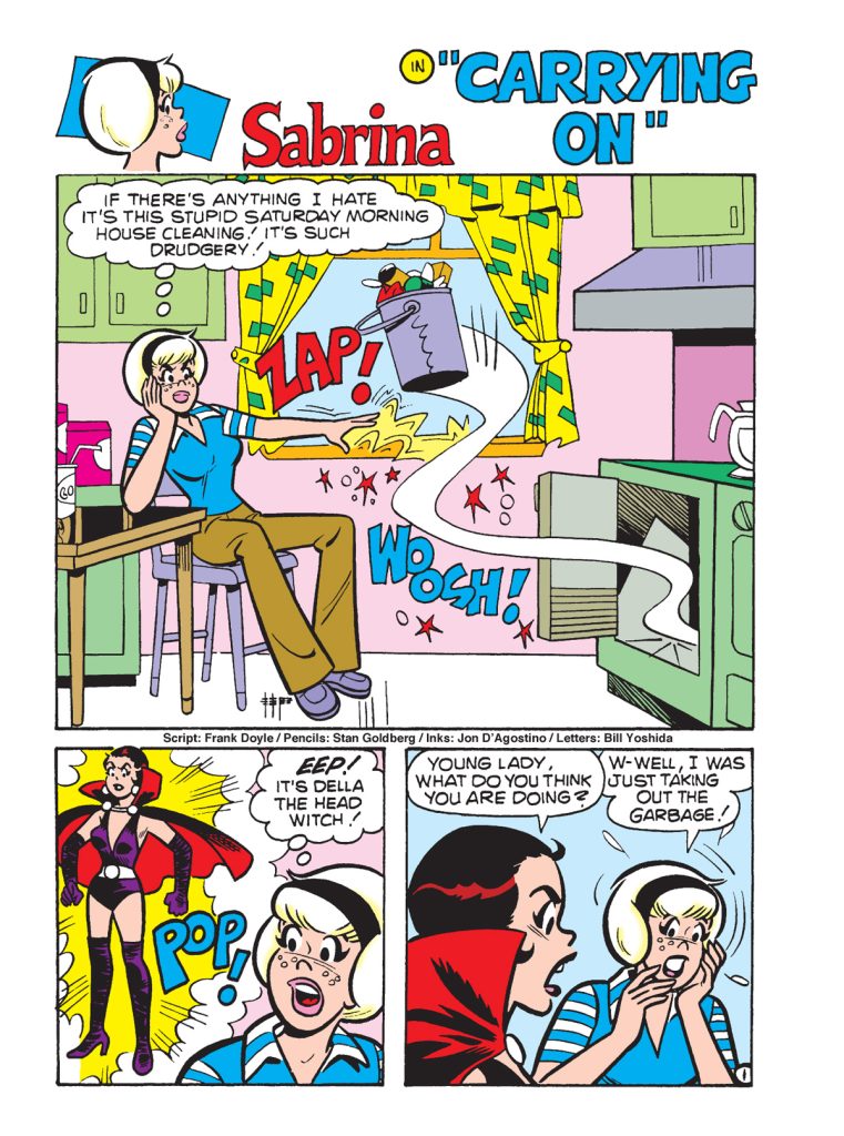 Darkling (somehow!) hits the beach in BETTY & VERONICA DIGEST #315 ...