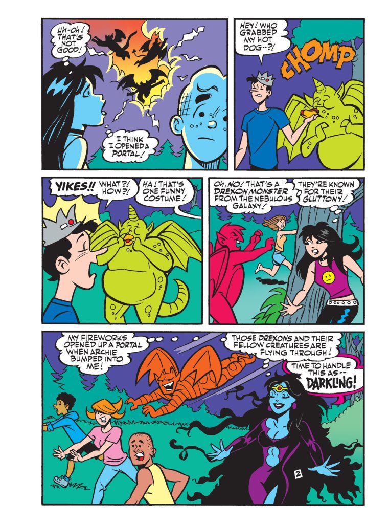 Celebrate the fourth-Darkling style-in WORLD OF ARCHIE DIGEST #131 ...