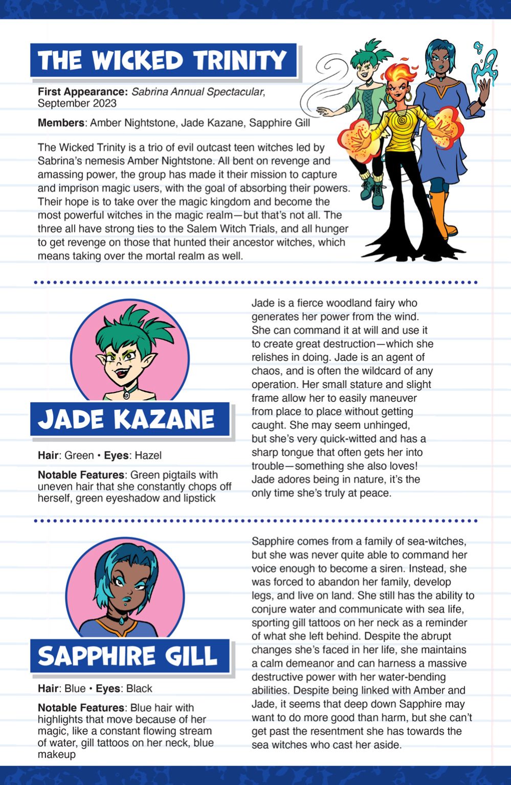Archie Encyclopedia Update: JADE & SAPPHIRE ! - Archie Comics