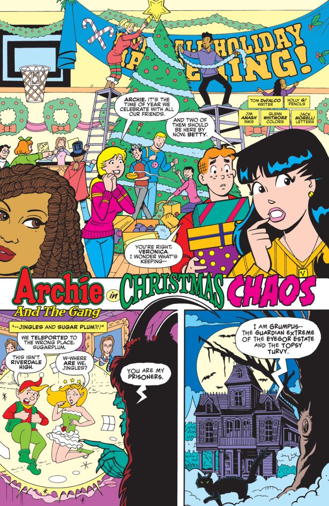Grumpus turns Christmas topsy turvey in ARCHIE CHRISTMAS SPECTACULAR ...