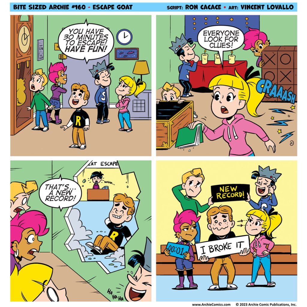 Bite Sized Archie #160 – Escape Goat - Archie Comics