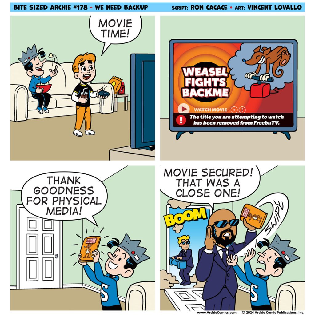 Bite Sized Archie #178 – We Need Backup - Archie Comics