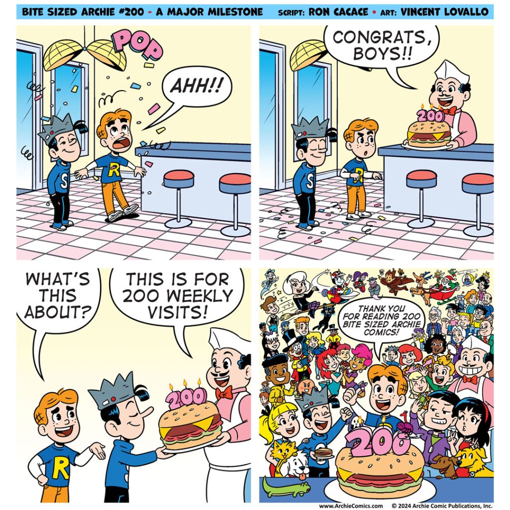 Bite Sized Archie #200 – A Major Milestone - Archie Comics