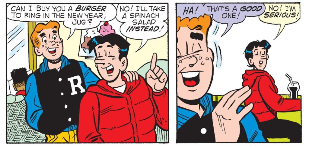 Ring in the new year Jughead-style in ARCHIE MILESTONES DIGEST #27 ...