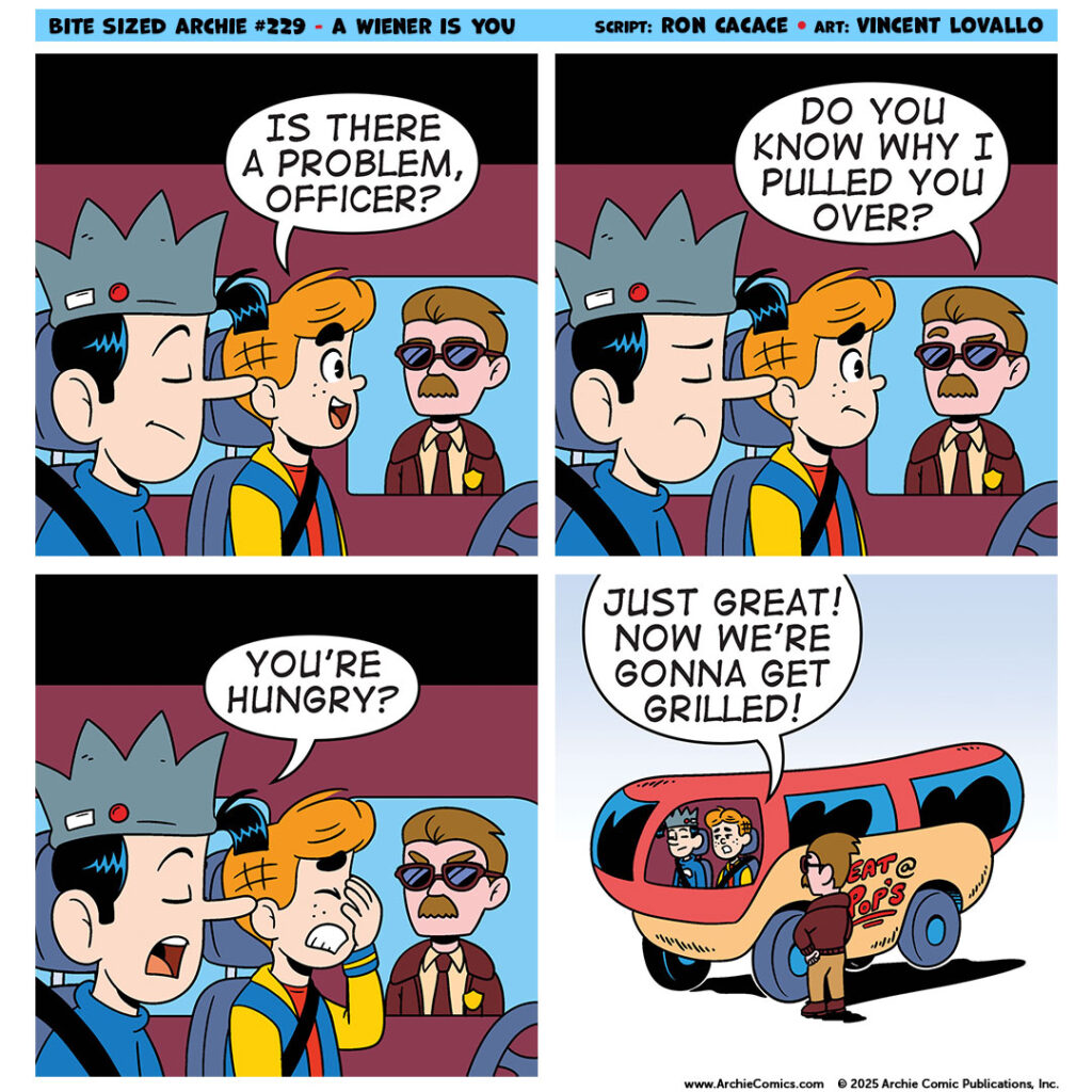 Bite Sized Archie #229 – A Wiener is You - Archie Comics