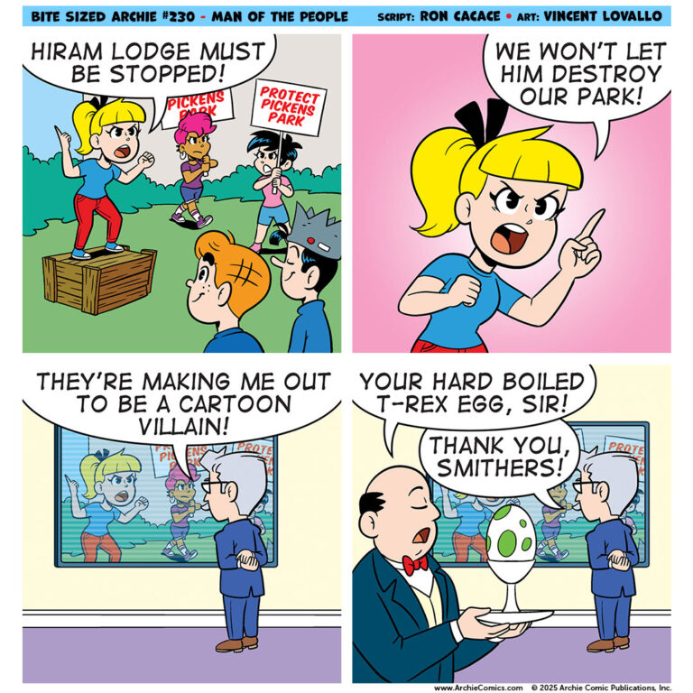 Bite Sized Archie #230 – Man of the People - Archie Comics