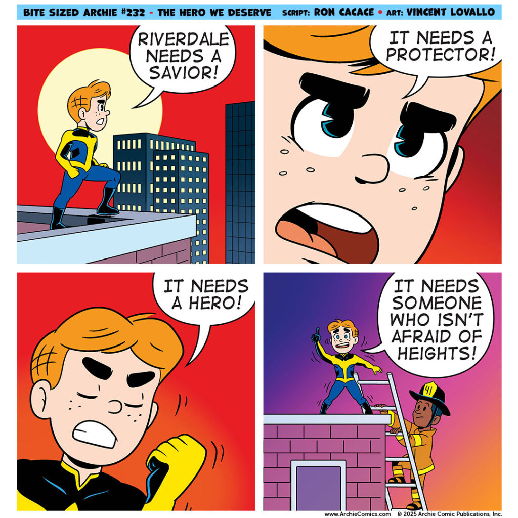 Bite Sized Archie #232 – The Hero We Deserve - Archie Comics