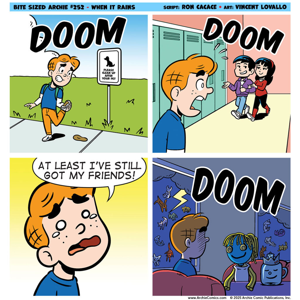 Bite Sized Archie #252 – When it Rains - Archie Comics