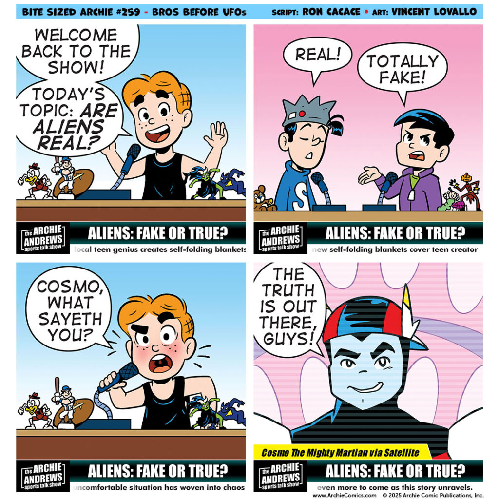 Bite Sized Archie #259 – Bros Before UFOs - Archie Comics