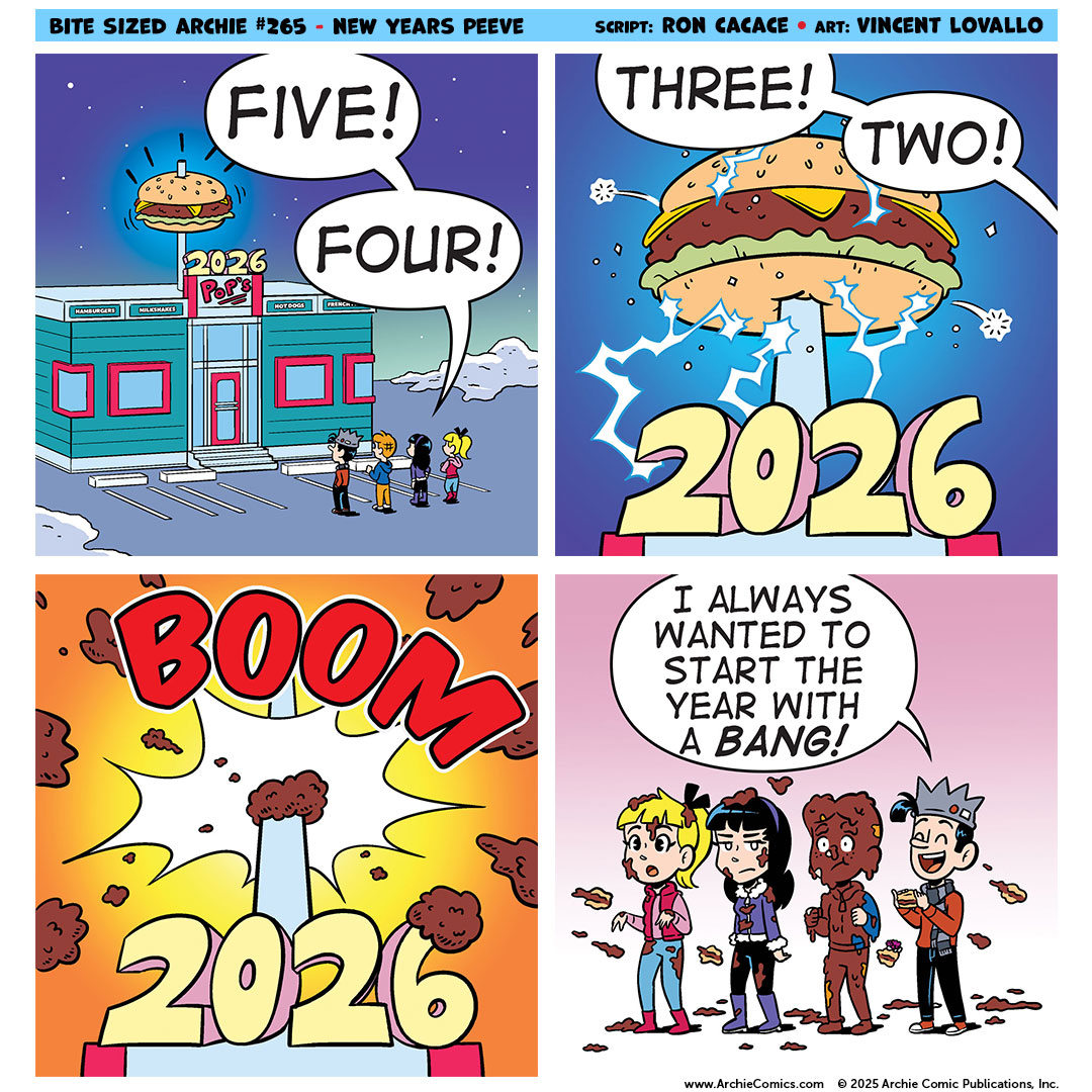 Bite Sized Archie #265 – New Years Peeve - Archie Comics