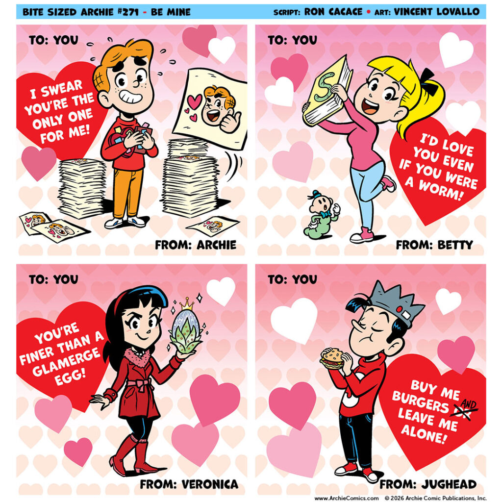 Bite Sized Archie #271 – Be Mine - Archie Comics